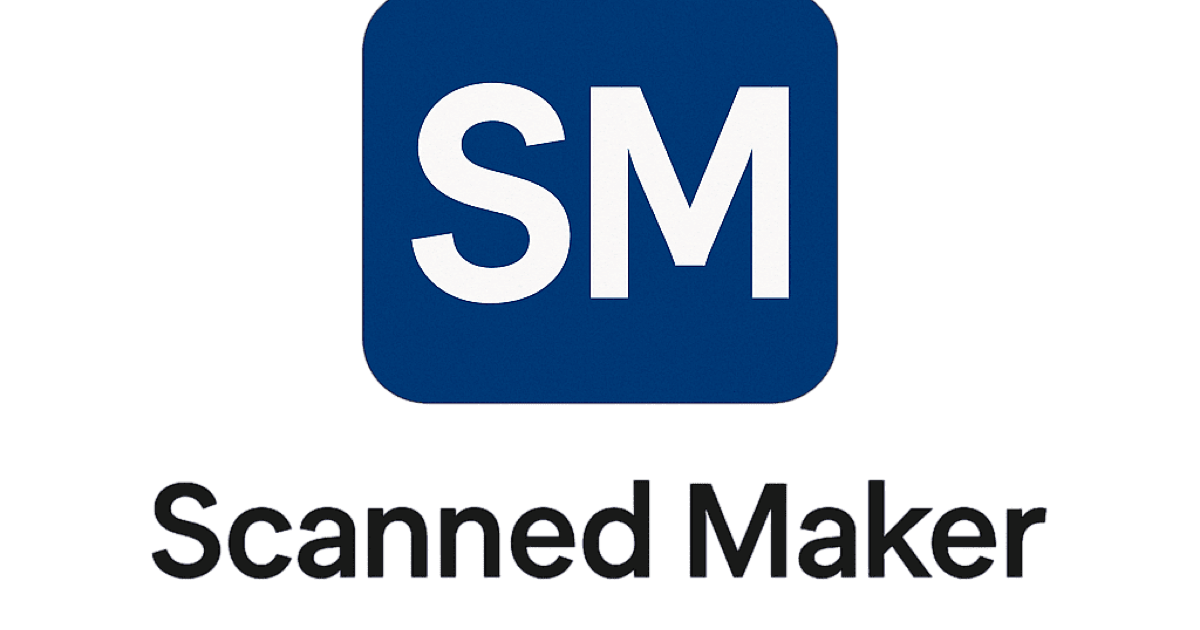 Free PDF Scanner & Document Scan Maker - Scanned Maker